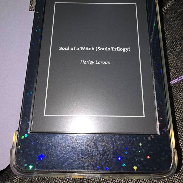 Holographic Stars E-reader Skin, Removable Kindle Paperwhite, Adhesive ...