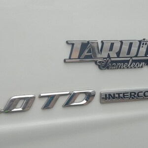 TARDIS Chameleon Edition Dr Who Car Emblem Chrome Plastic Not a Decal ...