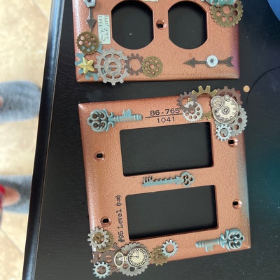 Copper Industrial / Steampunk Outlet Cover is Handcrafted Made From ...