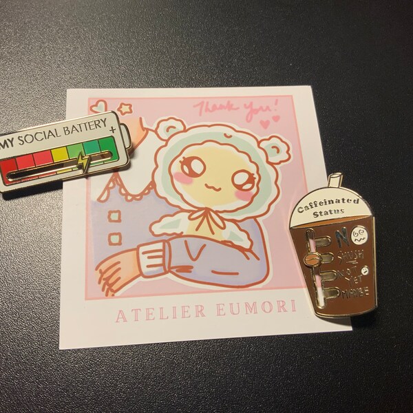 The Original Mood Tracker Sliding Enamel Pin, Interactive Enamel Pins ...