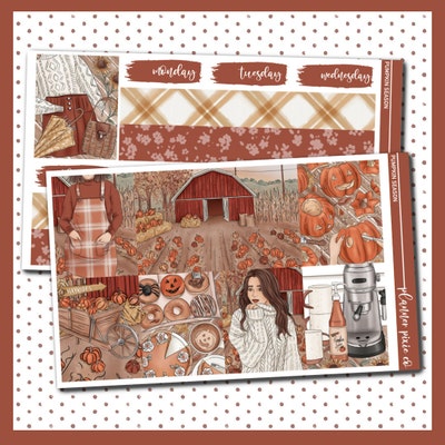 Fall Clipart Kit Fall Clipart Commercial Use Pumpkin Pie Autumn Clipart ...