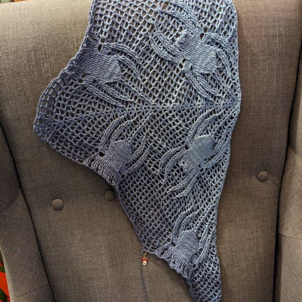Spider Shawl English Version - Etsy