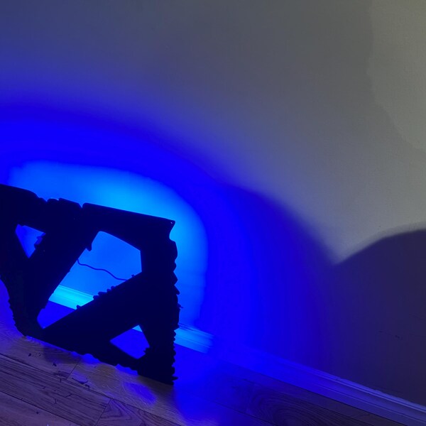 Barcelona Neon Led Wood Wall Sign, FC Barcelona Logo Sign, Barcelona ...