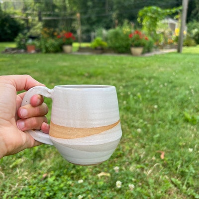 Round Bottom Mugs Handmade Ceramic Kitchenware Color - Etsy