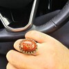 Shia Islamic Islam Calligraphy Men Woman Ring Big Natural Agate 925 ...