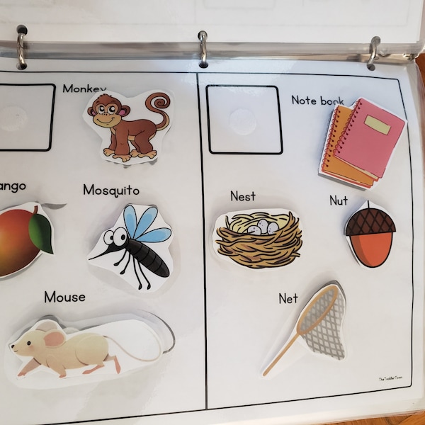 Toddler Busy Book Preschool Curriculum Learning Binder Montessori ...