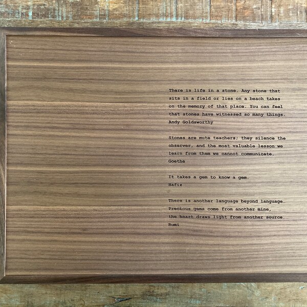 Travel Keepsake Box - Custom Wood Box for Letter Post Card Trinket ...