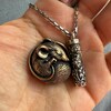 Bronze Miniature Sleeping Mouse Brass Animal Sculpture Mouse ...