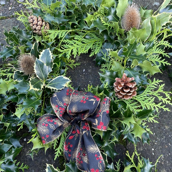 French Damask Wire Edged Wired Edge Ribbon, 1.5" Wide 15 Colours ...