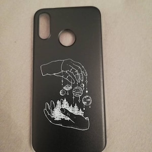 One Line Art Phone Case Drawing Cover Fit for iPhone 15 Pro Max, 14 ...