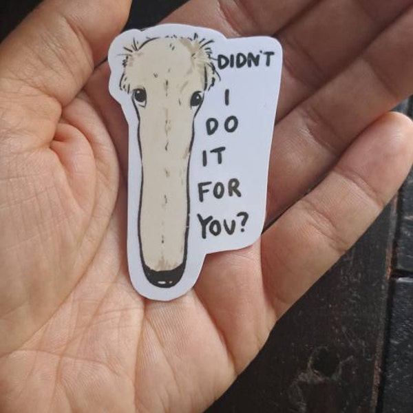 Let Me Do It For You Long Dog Meme | Funny Sticker | Gifts under 10 ...