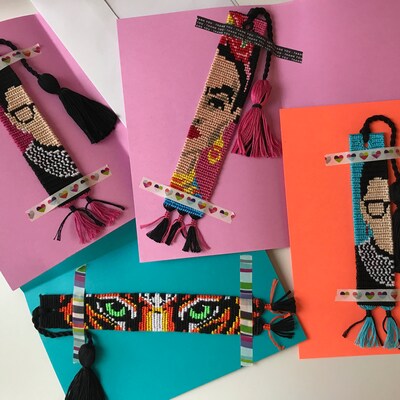 Chevron Braid Friendship Bracelet Ombre Rainbow Colours - Etsy