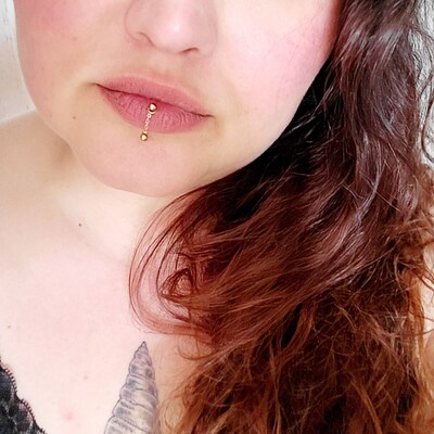 2 Style Barbell Chain, Ear Piercing Chain, Industrial Piercing ...