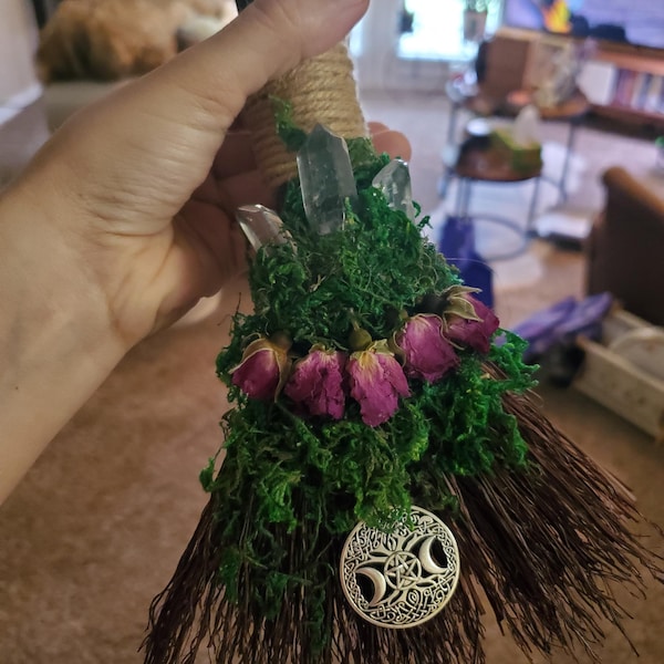 Altar Besom, Witches Besom, Celtic Witch Broom, Altar Broom, Cinnamon ...