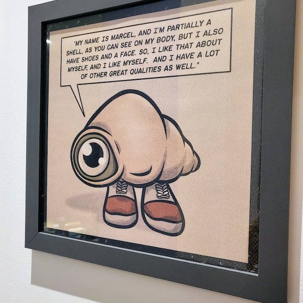 Marcel the Shell With Shoes on Art Print | Movie Poster | Retro Wall ...