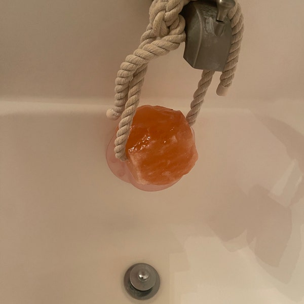 Shower Salt Rock 100% Natural Pink Himalayan Salt Rock Shower Steamer ...