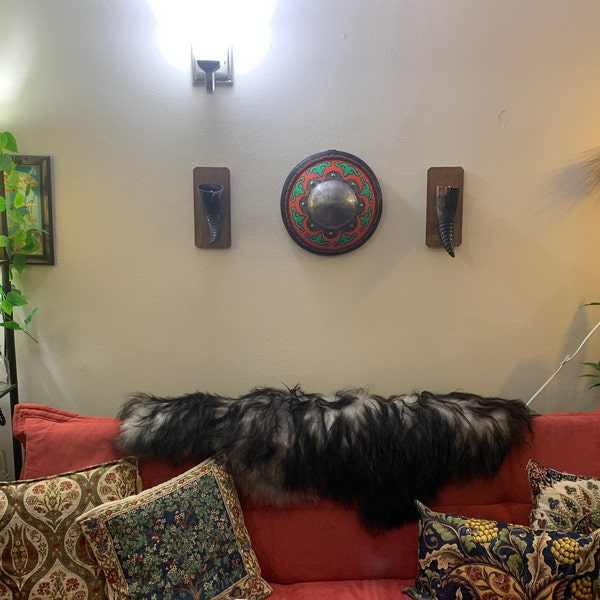 Buckler, Medieval Shield Boss, Wooden Buckler, Little Shield, Medieval ...