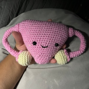 Anatomical Uterus Crochet Pattern PATTERN ONLY Instant DOWNLOAD ...