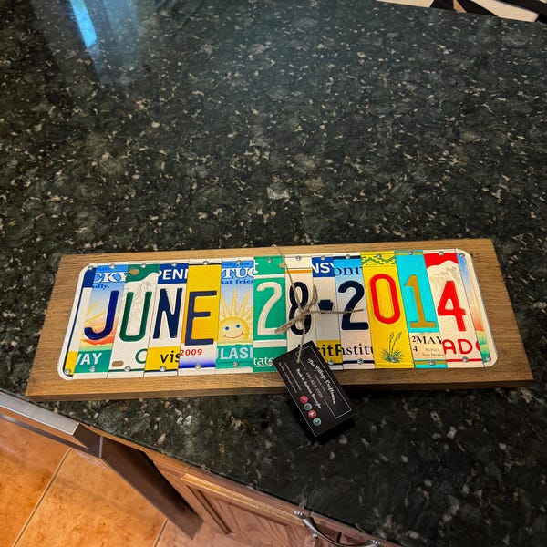 License Plate Pick Your State, All Authentic License Plates, Real ...