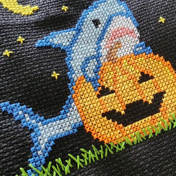 Biting Booth Shark Cross Stitch Pattern PDF - Etsy