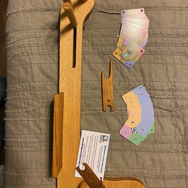 Loom-the Mandolin - Card Tablet Large Sized Weaving Loom Made of ...