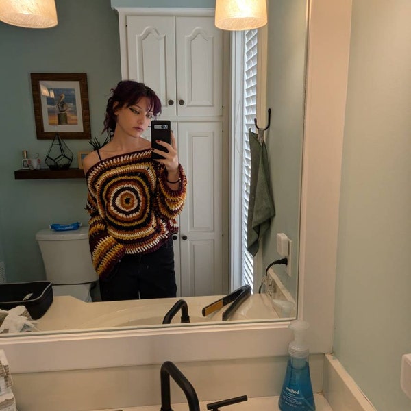 Eye Sweater Pattern | Crochet Eye Sweater | Advanced Pattern | PDF File ...