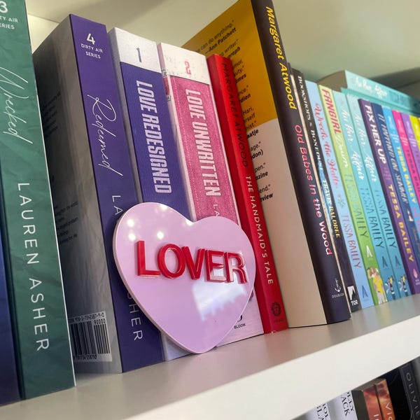 Library Sign | Book Decor | Bookish | Conversation Hearts | Valentines ...