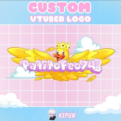 Custom Vtuber Logo Kawaii, Youtube That Perfectly Represents Your ...