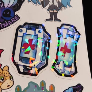 Mercy Zombie Doctor Overwatch 2 Sticker Holographic Vinyl Sticker 4 ...