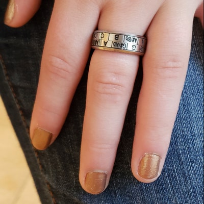 Musician Ring Music Transposition Spinner Ring / Circle of Fifths - Etsy