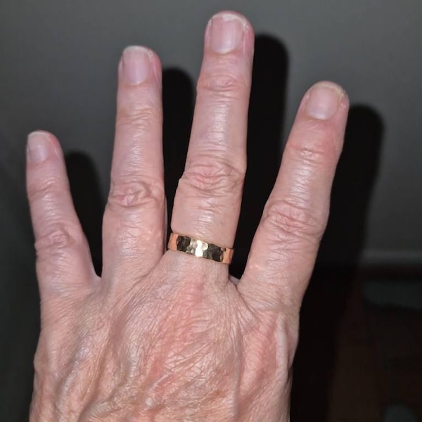 14k Gold Filled Texture Ring 3.8mm Width ZP-166 - Etsy