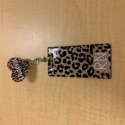 Cheetah Badge Buddy Badge Buddy Leopard Badge Buddy Gold - Etsy