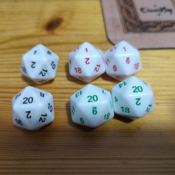 Double D10 Small Ten in Large Ten Dice RPG Tool Tabletop Roleplay Games ...