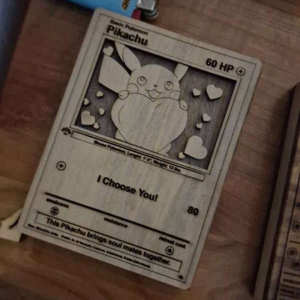 Lucario Pokemon Card Laser Cutter Files Vector for Wood. Glowforge ...