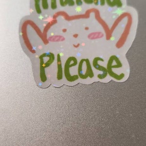 Boba Frog Sticker Cute Stickers , Cute Frog Sticker, Water-resistant ...