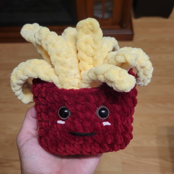 French Fries Crochet Pattern - Digital Download for Amigurumi Food ...