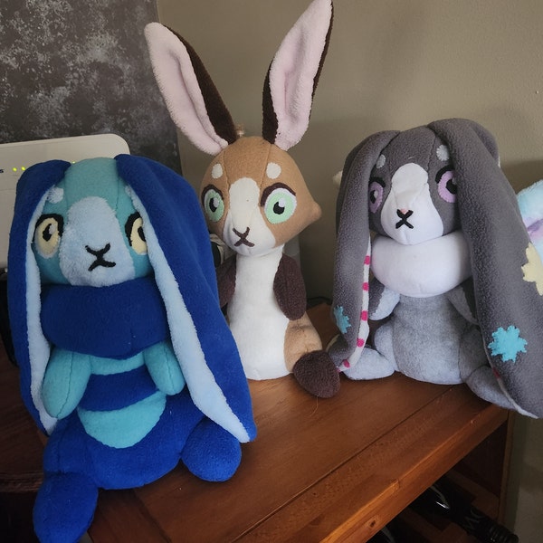 Sitting Rabbit Plush Animal Sewing Pattern .pdf Tutorial Bunny ...