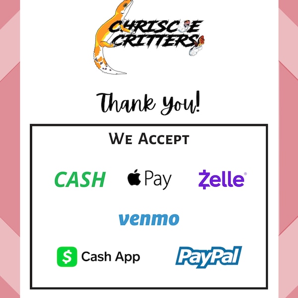 Printable Payment Sign | We Accept Credit Cards Sign | Vendor Payment ...