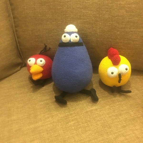 Crochet Peep and the Big Wide World Inspired. Plush Toy. Red Chirp - Etsy