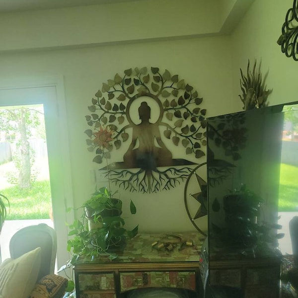 Spiritual Wall Art, Buddha Metal Wall Art and Decor , Zen Art, Great ...