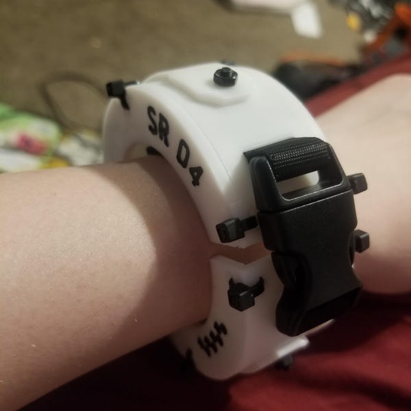 Cyberpunk Techwear Bracelet Wristband: Futuristic Wearable Tech for Sci ...