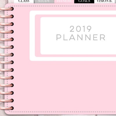 Realistic Binder Rings for Digital Planners Gold Silver Platinum Rose ...