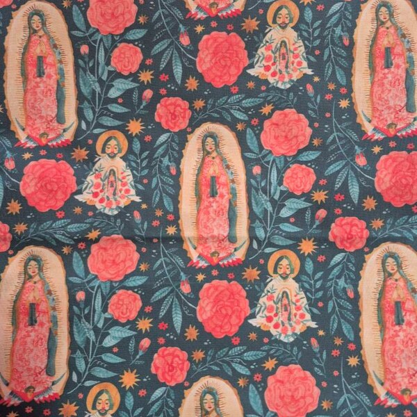 Catholic Fabric - Guadalupe by Abigailhalpin - Catholic Mother Mary ...