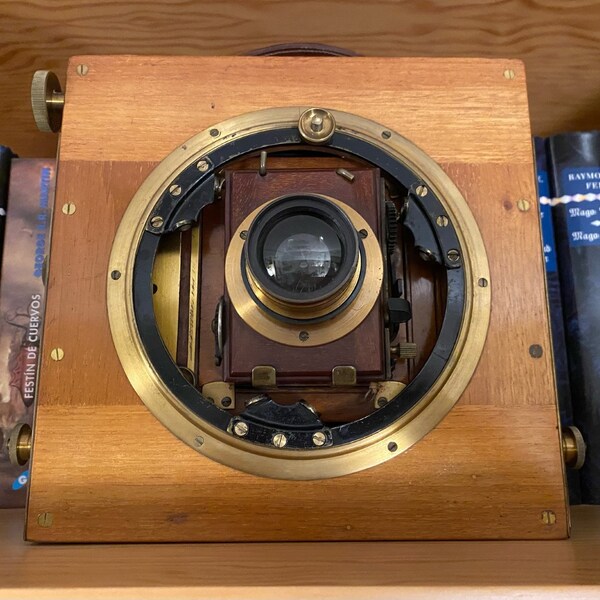 Antique Microscope by Carl Reichert, Professional Standard Japanned ...