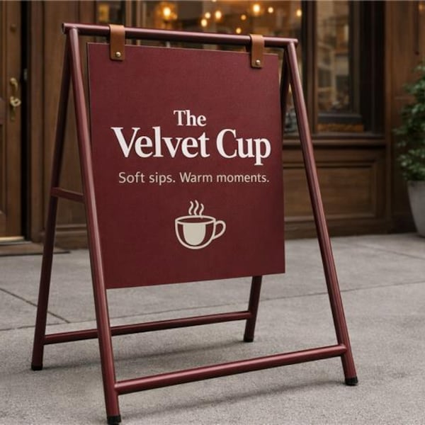 Side Walk Blade Sign - Custom Storefront Sign, A-frame Sidewalk Sign ...