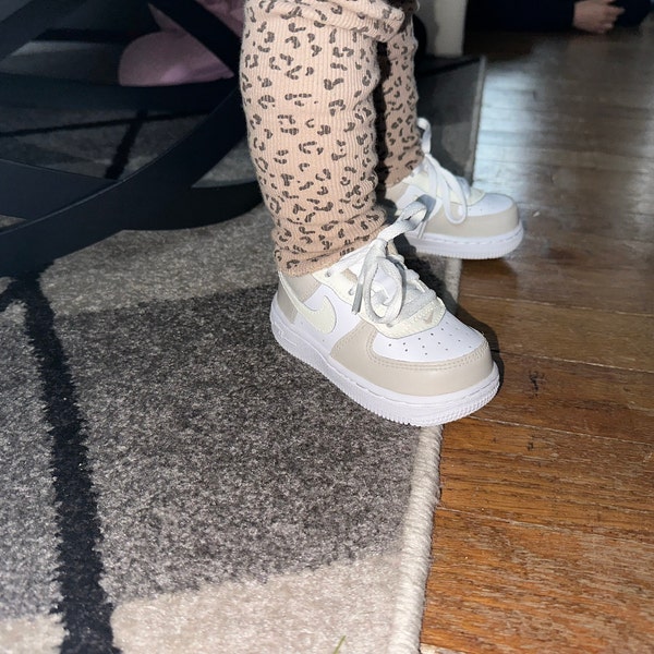 Custom Sneakers, Nike Air Force 1 Butterfly, Espresso, Taupe Brown ...