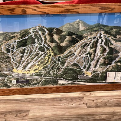 2023 WISP RESORT Ski Trail Map Ski Home Decor, Ski Lodge Wall Decor ...