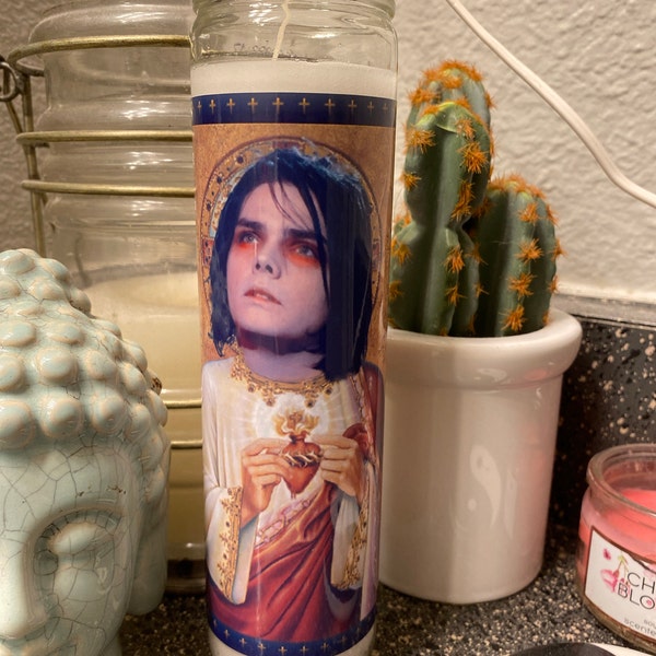 Gerard Way Prayer Candle - Etsy