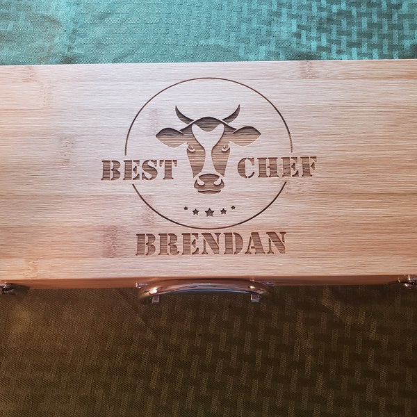 Personalized BBQ Set, BBQ Set, Personalized Grilling, Custom BBQ Set ...