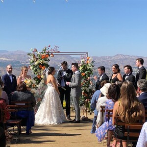 Seating Chart Stand, Copper Arch, Copper Seating Arch, 1/2' Copper ...